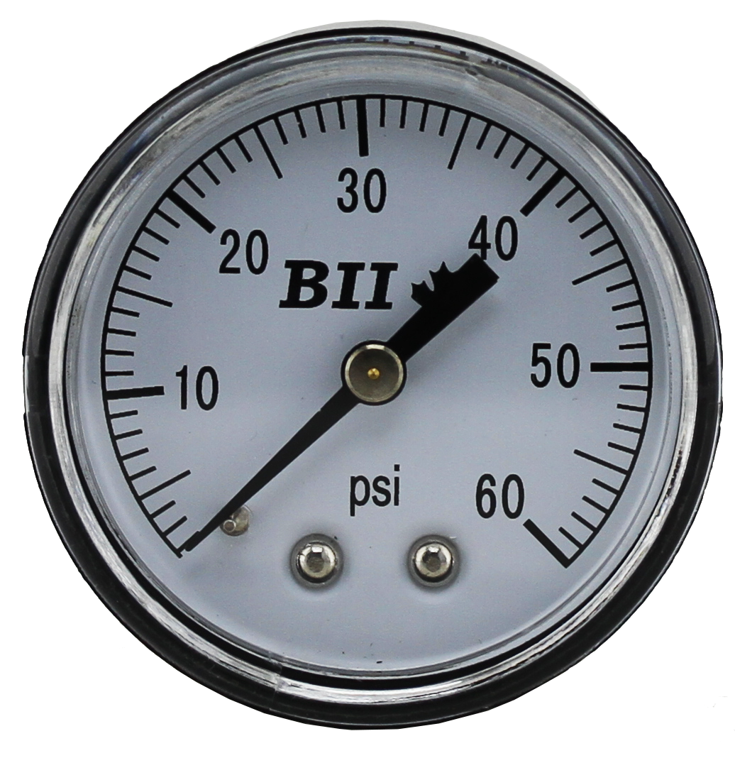2" - Center Back Mount Pressure Gauges - Boshart Industries