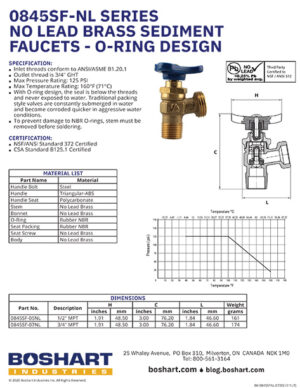 0845SF-NL SERIES - Boshart Industries