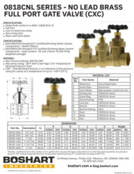 Technical Sheets - Boshart Industries