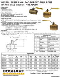 Technical Sheets - Boshart Industries